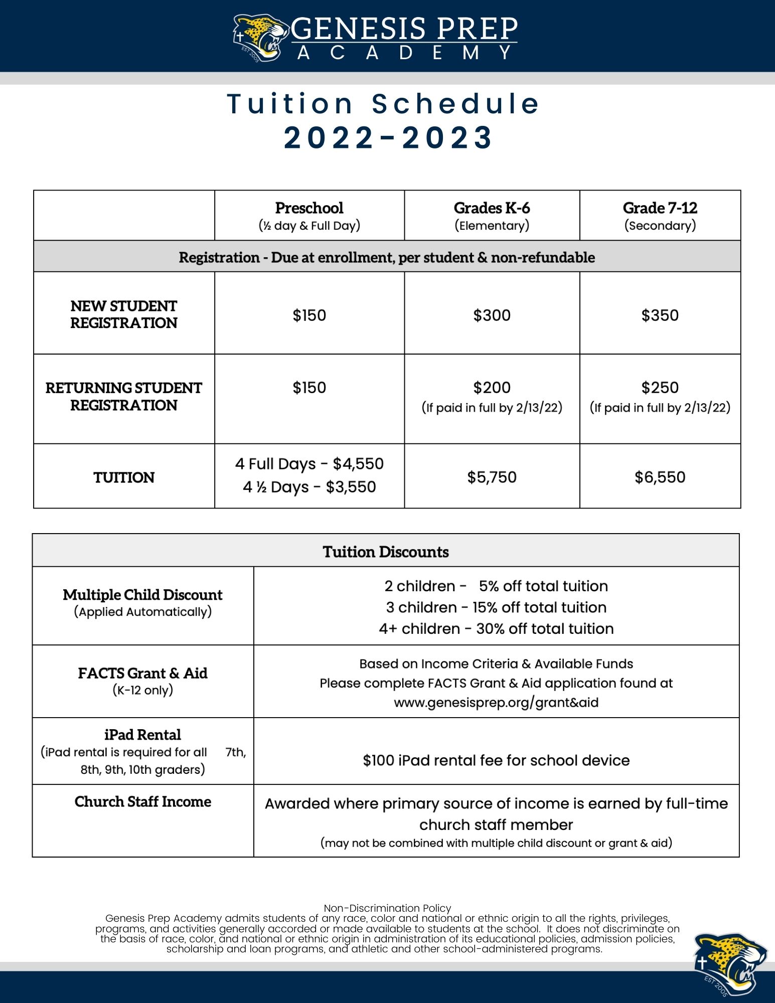 Preschool - Genesis Preparatory Academy